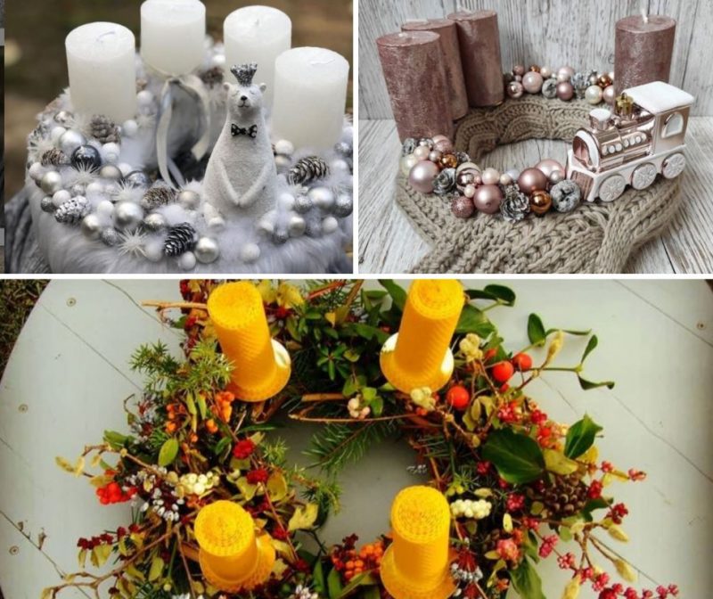 FOTO. 20+ radošas idejas adventes vainagiem: no tradicionāliem līdz ...