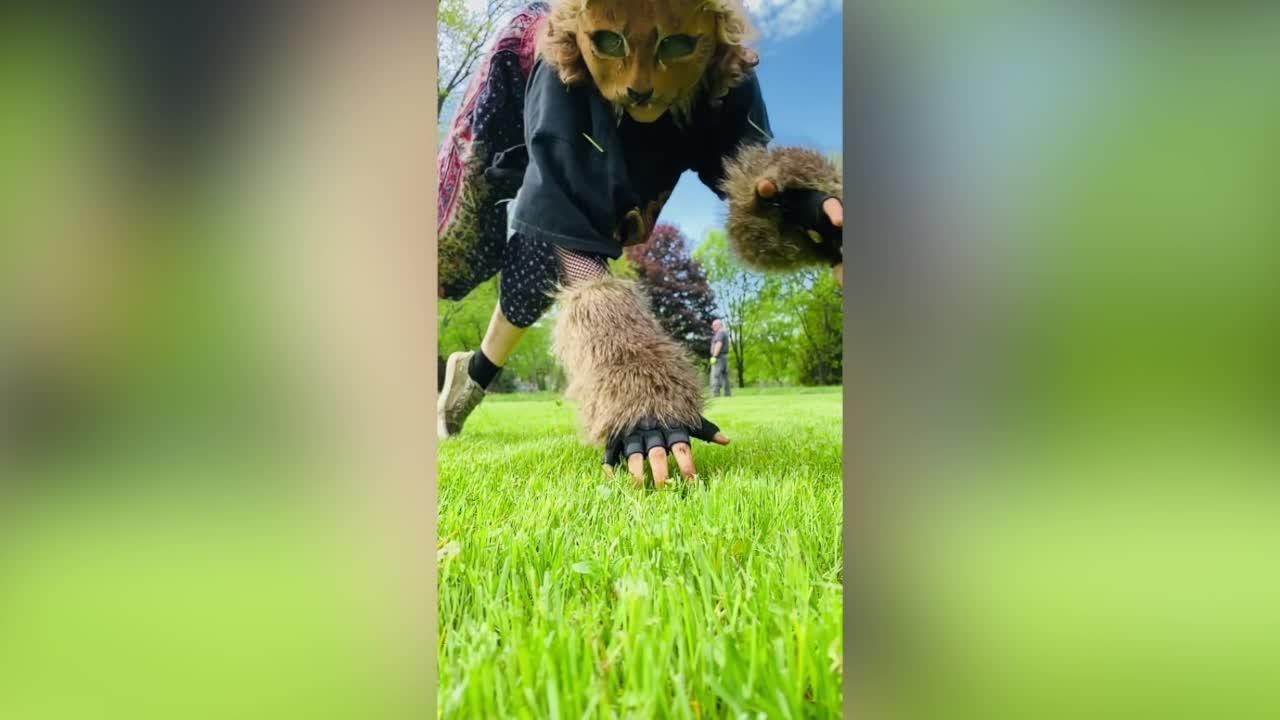 Komentāri | VIDEO. Viņi pārvietojas četrrāpus un ēd dzīvnieku barību ...